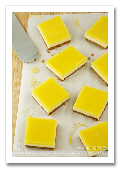 What's For Lunch Honey?: Quark Cheesecake Squares topped with Tart ...